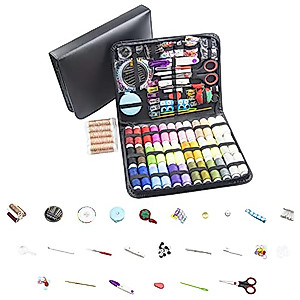 Multifunctional Needle and Thread Bag Portable Home Travel Needle and Thread Box Sewing Tool Set Spot Sewing Needle and Thread Set Newly Upgraded 249 Piece Professional Hand Sewing Supplies Set