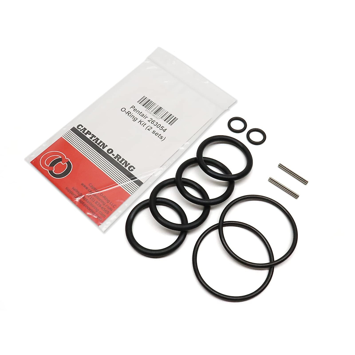 Captain O-Ring - Replacement 263054 O-Ring Kit for Pentair/PacFab/Sta-Rite Slide Valve 263064, 263052, 263053, 263078, 263079 (2 Sets)
