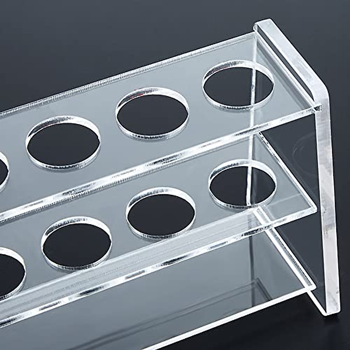 1PCS 50ML Colorimeter Tube Rack Acrylic Strong Test Tube Holder 6 Slots Suit for Tubes Less Than 2.6cm/1.02inch in Diameter (1, 50ML)