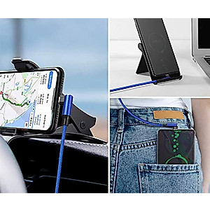 USB Type C Cable 90 Degree [2Pack 6.6FT], Right Angled USB A to C Charger Cable for Samsung Phones and Tablets, Google Pixel, LG and More – 3A Quick Charging Cable & Fast Data Sync Transfer