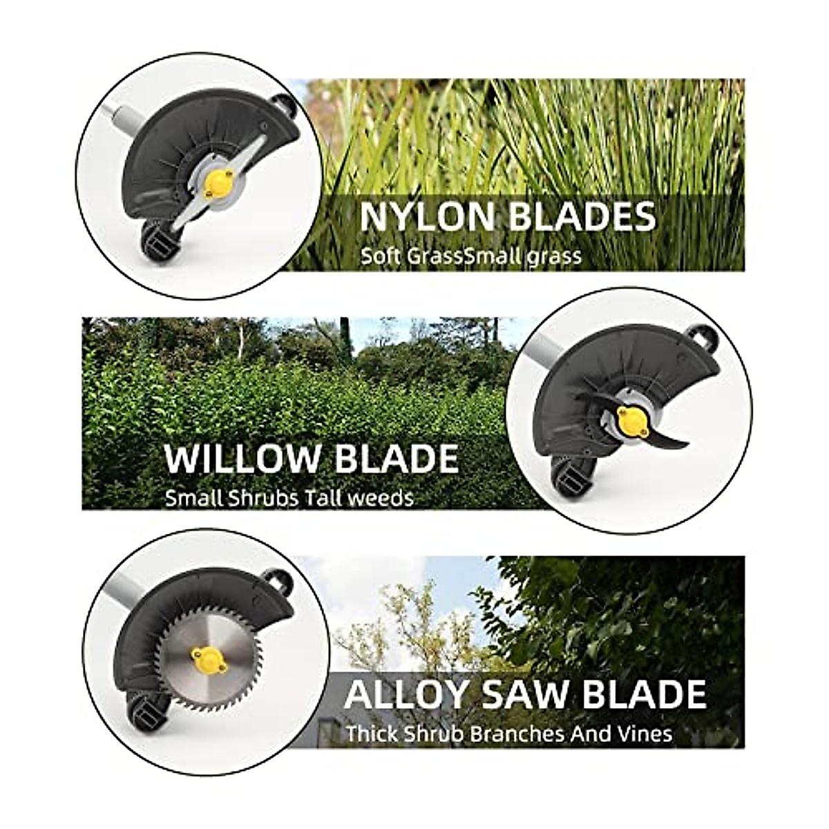 Cordless Lawn Mower 2in1 Lawn Mower Cordless Grass Trimmer LED Display Electric Whipper Strimmer Mowing Machine