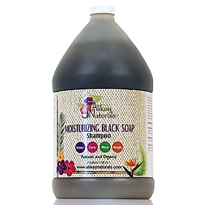 Alikay Naturals Moist Black Soap Shampoo, 8 Ounce