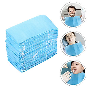 FRCOLOR 120pcs Art Use Wear-resistant Napkins Inspection Single Oral Nail for Disposable Extension Beauty Scarf Supplies Patient Bibs Piercing