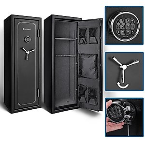 Barska FV-1000 Fire Safe Vault, Black, One Size