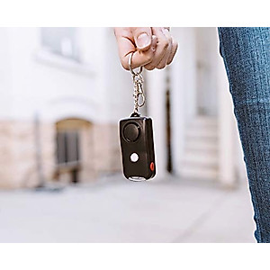 ARMADILLO DEFENSE Pepper Spray and Personal Alarm Key Chain Bundle (2 Pack) for Protection and Self Defense, Safeguard for Women and Men, Tear Gas and Panic Button