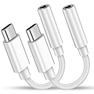 USB C to 3.5mm Headphone Jack Adapter Compatible with Pixel 6 5 4 3 2 XL, iPad Pro 2022 2021 2020 2018, Sony HTC Moto Samsung Galaxy S21 S20 Ultra S20+ Note 20 10 S10 S9 Plus and More