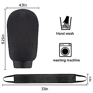 stusgo Self Tanning Mitt Applicator, Tanning Glove with Elastic Wrist, Sunless Tanning Back Applicator for Your Back, Soft, Streak-Free, for Self Sunless Tanning Fake Bake Tan, Lotion, Mousse