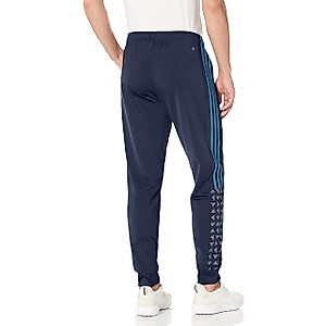 adidas Men's Warm-Up Tricot Regular Badge of Sport Track Pants, Legend Ink, Large