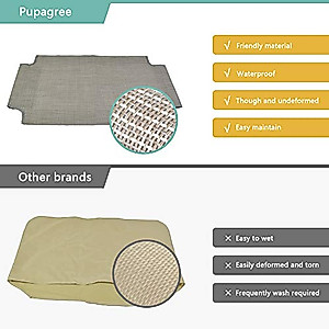 Pupagree Cat Hammock for Window, Cat Window Perch with Sturdy & Space-Saving Design 丨Waterproof Cat Perch for Your Feline's Comfort and Enjoyment (Beige)