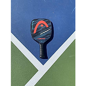 HEAD Graphite Pickleball Paddle - Gravity Paddle with Sweetspot Power Core & Comfort Grip - Teal/Crimson