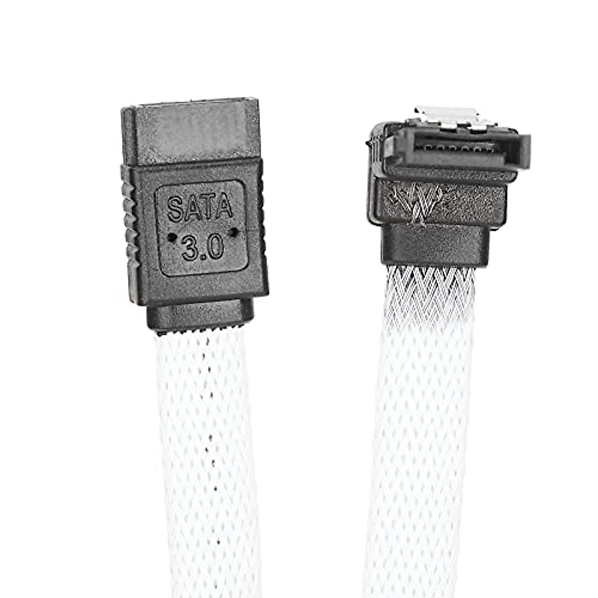 Cables SSD, Cable Elbow 500MB/S Solid State Drive Dual‑Channel SAS Replacement for 3.0 6Gbps for Solid‑State Disk for SPE(White (Elbow))