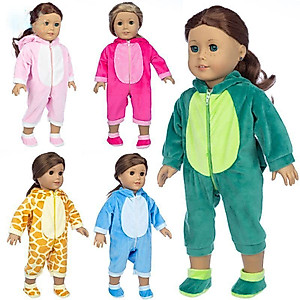 Suit+Shoes Dolls Outfit For 18 inch 43cm Baby Doll Cute Jumpers Rompers Doll Clothes (blue)