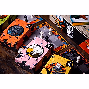 That Time You Killed Me Board Game - A Unique Narrative Game of Time Travel and Rivalry! Sci-Fi Strategy Game for Kids and Adults, Ages 14+, 2 Players, 15-30 Minute Playtime, Made by Pandasaurus Games