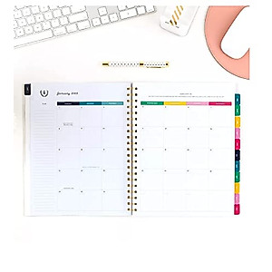 At-A-Glance Emily Ley 2023 Planner Weekly/Monthly 11"x8.375" Happy Stripe