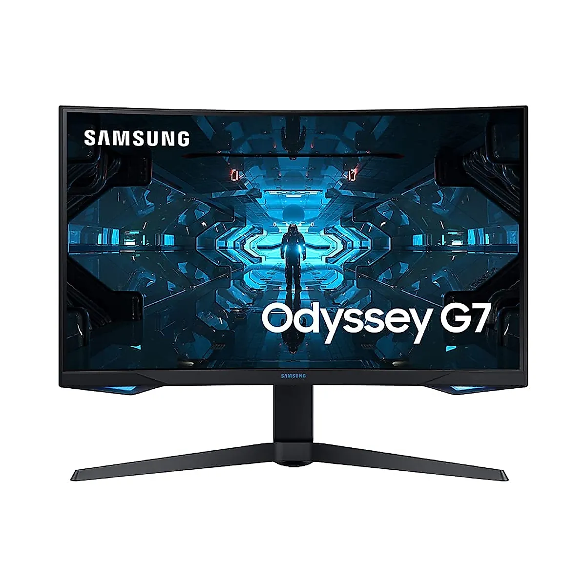SAMSUNG Odyssey G7 Series 32-Inch WQHD (2560x1440) Gaming Monitor, 240Hz, Curved, 1ms, HDMI, G-Sync, FreeSync Premium Pro (LC32G75TQSNXZA) (Renewed)