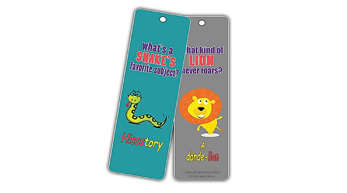 Funny Bookmarks for Kids: 60 Silly Jokes & Learning Fun