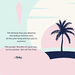 CRYSTAL HAIR ERASER MAGIC REMOVER DEVICE FOR WOMEN RAZOR SHAVELESS LEG HAIR REMOVAL PAINLESS BLACK