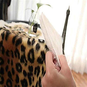 Leopard Print Rug,Faux Cowhide Skin Animal Printed Rug Area Rug Carpet,Artificial Carpet,Mat Rug Faux Carpet (A) / 31.5x41.3inch, for Decorating Living Room