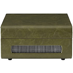 Crosley CR6255A-FG Mercury Vintage 3-Speed Bluetooth in/Out Turntable with Built-in Speakers, Forest Green