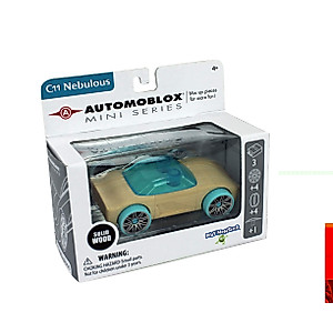 Automoblox Mini C11 Nebulous Aqua Blue, 4.75" x 1.75"