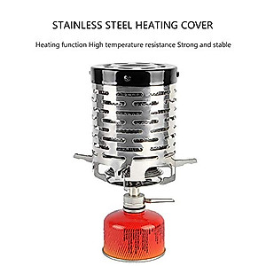 Stainless Steel Propane, Outdoor Propane Patio Heater Steel Patio Heater Replacement Parts for Outdoor Patio Heater Portable Camping Heaters Mini Heater Cover with Handle