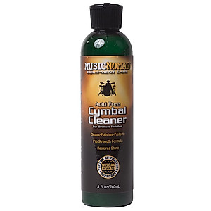 MusicNomad Premium Cymbal Cleaner for Brilliant Finishes, 8 oz. (MN111)
