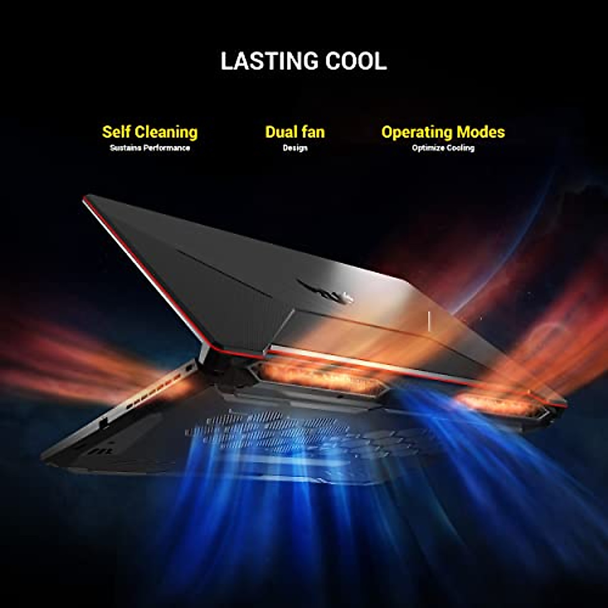 ASUS TUF Gaming A17 Gaming Laptop, 17.3” 144Hz FHD IPS-Type Display, AMD Ryzen 5 4600H, GeForce GTX 1650, 8GB DDR4, 512GB PCIe SSD, RGB Keyboard, Windows 11 Home, Bonfire Black Color, FA706IH-RS53