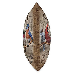Red Cardinal Bluebird Bird Every Day Jesus Throw Pillow, 16x16, Multicolor