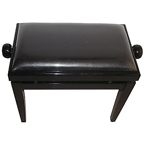 ProRockGear AP Deluxe Adjustable Height Piano Bench Black