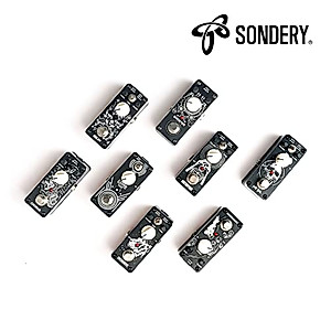 Sondery Distortion Pedal with 2 Effects of Bright and Normal, 70-80’s Classical British Stack Sound, Mini Effect Pedal for Electric Guitars True Bypass, Art Design Series