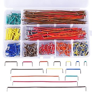 AUSTOR 560 Pieces Jumper Wire Kit 14 Lengths Assorted Preformed Breadboard Jumper Wire with Free Box