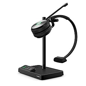 Yealink WH62 Mono UC Wireless Noise Canceling Headset - Connects and Works with USB Enabled Deskphones, Computers and Softphones.