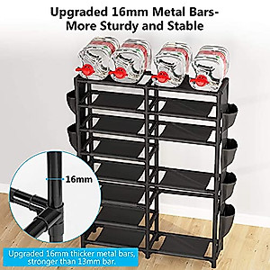 Tribesigns Shoe Rack 24-30 Pairs Shoe Storage Organizer Non-woven Shoe Shelf Boots Organizer