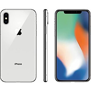 Apple iPhone X, 256GB, Silver - For GSM (Renewed)