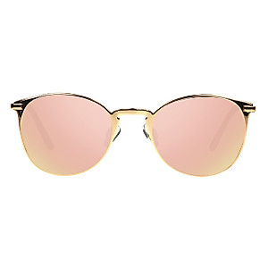 Foster Grant Womens Elsie Sunglasses, Rose Gold, 56mm US