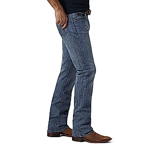 Wrangler Men's 20X Competition Active Flex Slim Fit Jean, Overcast, 35W x 32L