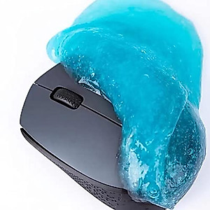 ARMARD Car Cleaning Gel Pc Laptop Keyboard Electronics Sticky Universal Interior Detailing Tool Cleaner Duster Remove Putty Dirt Debris Car Home Office Vent Console Dust 160g 1Pc Random Gel Color