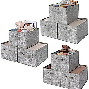 GRANNY SAYS Bundle of 3 Sets Storage Bins for Closet