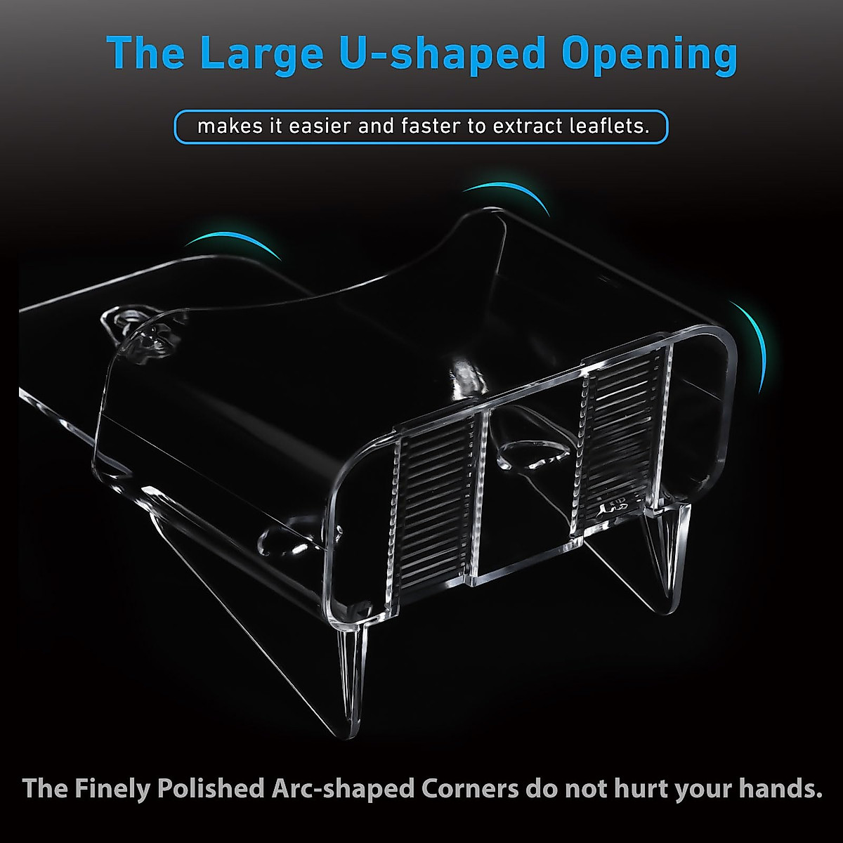 xydstay Acrylic Brochure Holder 4x9 Inches Slant Back Design, Clear Display Stand, Plastic Table Stand Sign Holder,Pamphlet Holder Flyer Holder, Acrylic Display Stand, Acrylic Table Signs Plastic Paper Holder for Office, Home, Store, 2 Pack