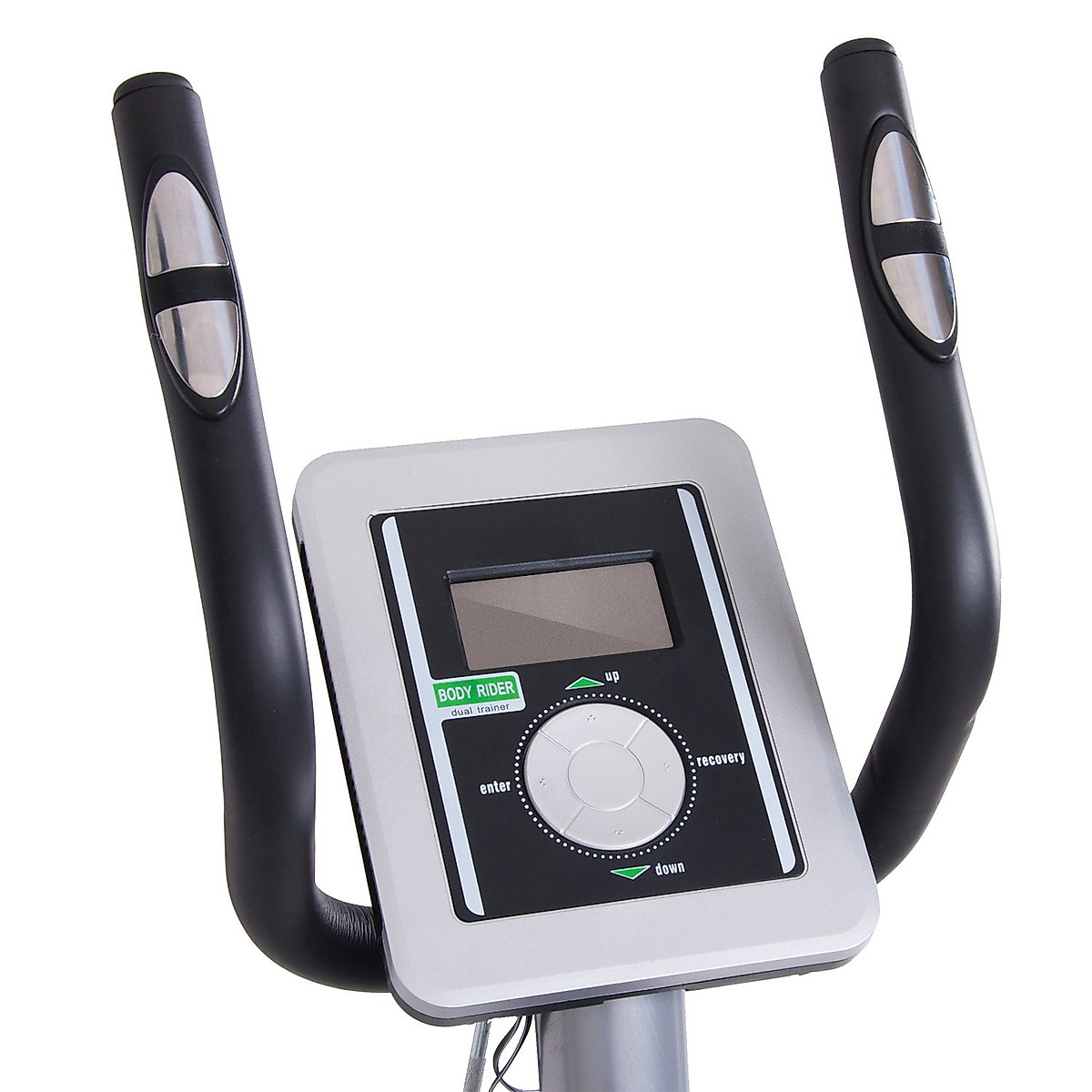 Body Champ Magnetic Cardio Dual Trainer - Elliptical and Upright Exercise Bike BRM2720