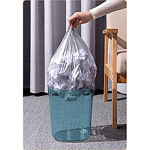 Gereen Bathroom Trash Can, 1.5 Gallon Small Trash Can,Square Trash Bin Wastebasket for Bathroom Bedroom Kitchen Countertop Under Sink or Served as a Ice Bucket (Blue, Pack of 2)