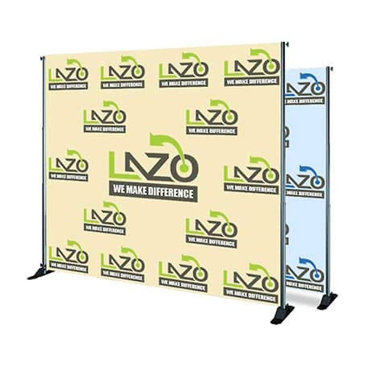 Custom Step and Repeat Banner (Free Design by Bannerbuzz) (8 X 10)