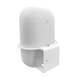 BELIEFLUO Google Nest Audio Wall Mount, Compatible with Google Nest Audio Speaker, Sturdy Metal Made,Nest Audio Stand Holder Bracket(1Pack)