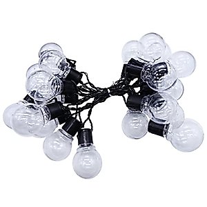 balacoo LED Globe Balls String Lights: Clear Crystal Ball Fairy Lights Indoor Outdoor Decorative Christmas Tree Lights 10LED for Garden Patio Yard Home Parties
