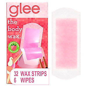 JOY Glee Waxing Kit for Women, Wax Strips, 32 Wax Strips and 6 Finishing Wipes, Wax Strips for Hair Removal, Body Wax Kit, Hair Removal for Women, Waxing, Hair Removal Wax, Waxing Strips, Wax Kit
