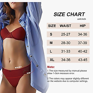 LEVAO 6 Pack G-String Thongs for Women, Cotton Panties Stretch T-back Tangas Low Rise Hipster Underwear,XL