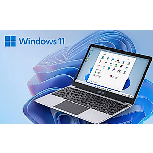 Fusion5 14.1" Full HD Windows 11 Laptop - 128GB Storage, 4GB RAM, T90B+ Pro Model Lapbook, N4120 Intel Quad Core CPU, 5GHz WiFi (Dual-Band WiFi) 2X WiFi speeds, USB 3.0, Supports M.2 SATA SSD (128GB)