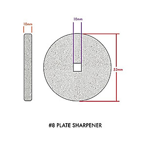 Meat Grinder Knife and Plate Sharpening System (Fine Grind, #8 Meat Grinder Knife and Plate Sharpening System)