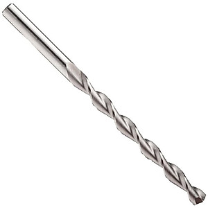 Chicago Latrobe 150DH High-Speed Steel Jobber Length Drill Bit, Uncoated (Bright) Finish, Round Shank, Parabolic Flute, 135 Degree Notched Point, Letter Size N (Pack Of 6)
