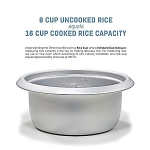 Maxi-Matic Rice Cooker, 16 Cup, White